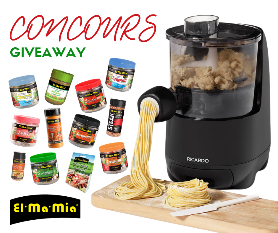 Remportez une machine à pâte Ricardo et un ensemble surprise d'épices ...