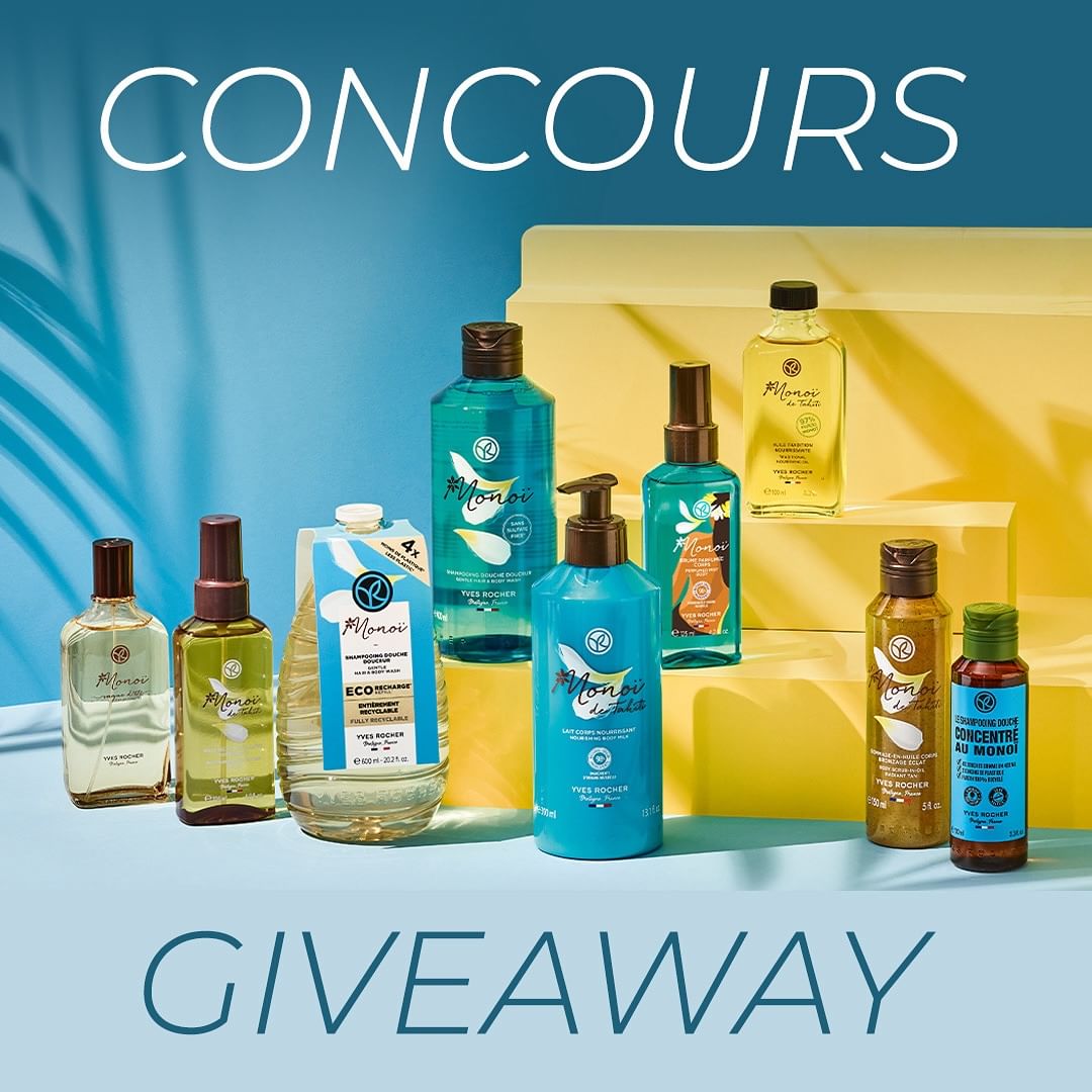 Concours: Gagnez une Collection Monoï Complète d’Yves Rocher (Valeur 175$)