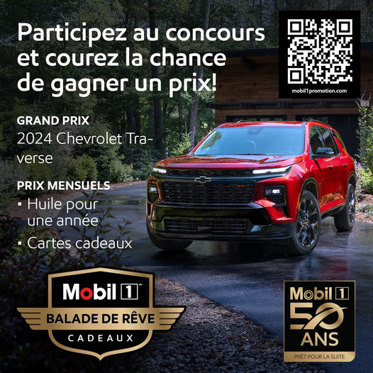 Participez au Nouveau Jeu Concours Grandiose Annoncé par Mobil 1!