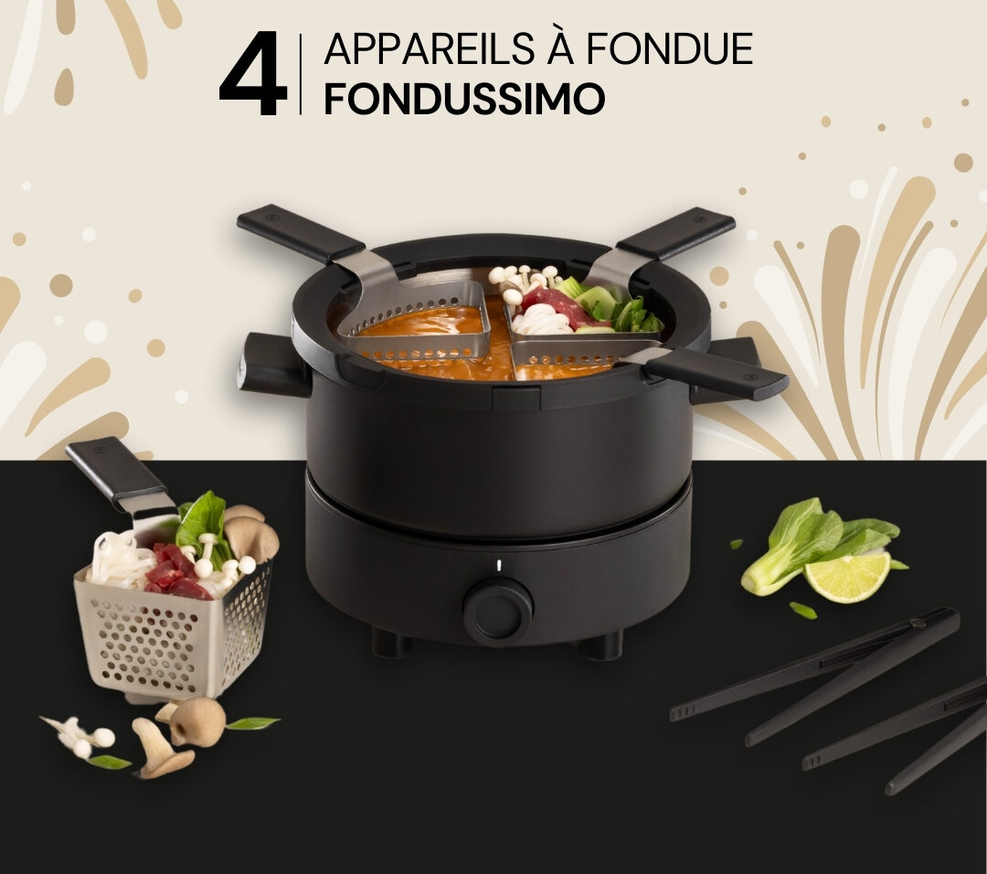 Gagnez un Appareil à Fondue Evolution Mini 3-en-1 avec Fondussimo!