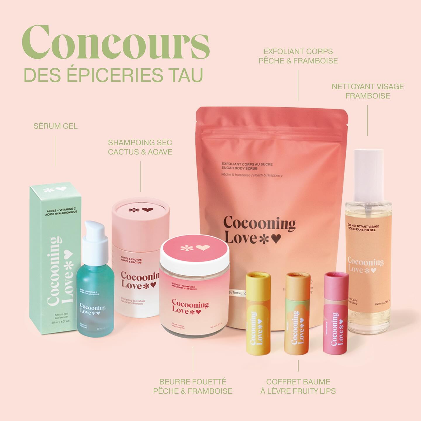 Gagnez un Ensemble de Produits Cocooning Love avec Les Marchés Tau