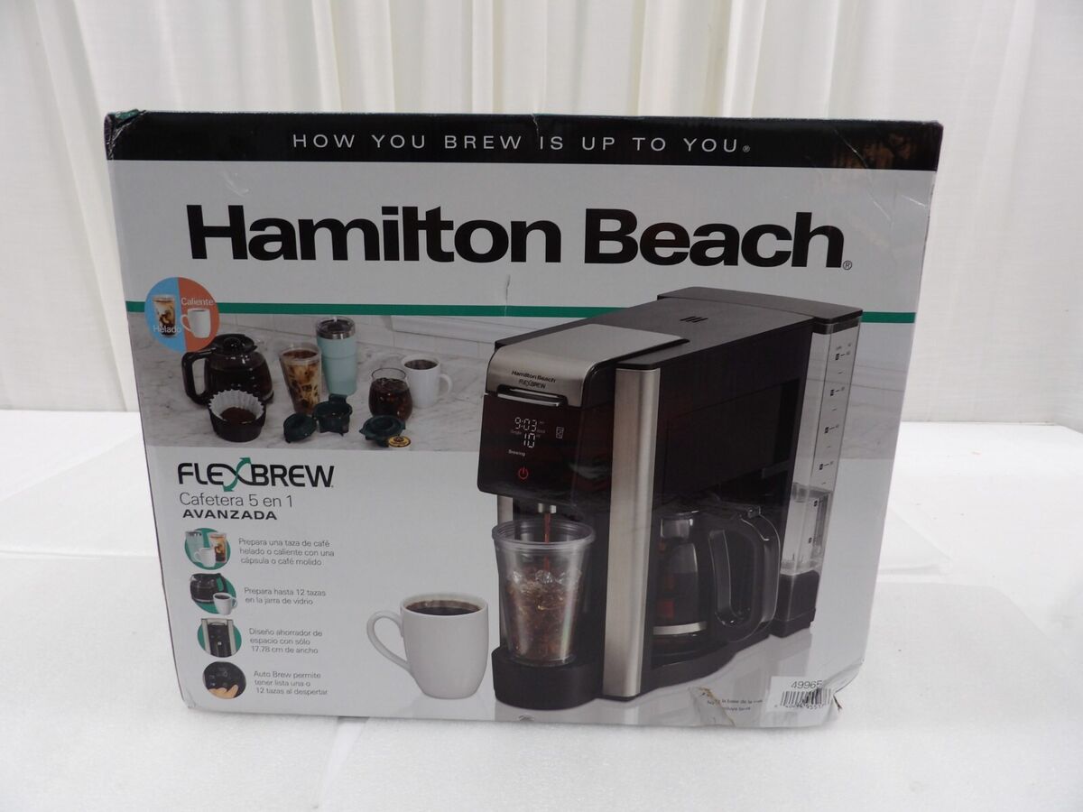 Concours : Gagnez une Machine à Café Hamilton Beach FlexBrew Advanced 5 ...