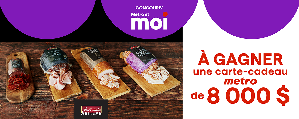 Concours Metro Mon Épicier : Gagnez une Épicerie Metro d’une Valeur de ...